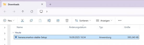 Installation der neuen Version Henara SmartVO 2026 - Henara Software ...